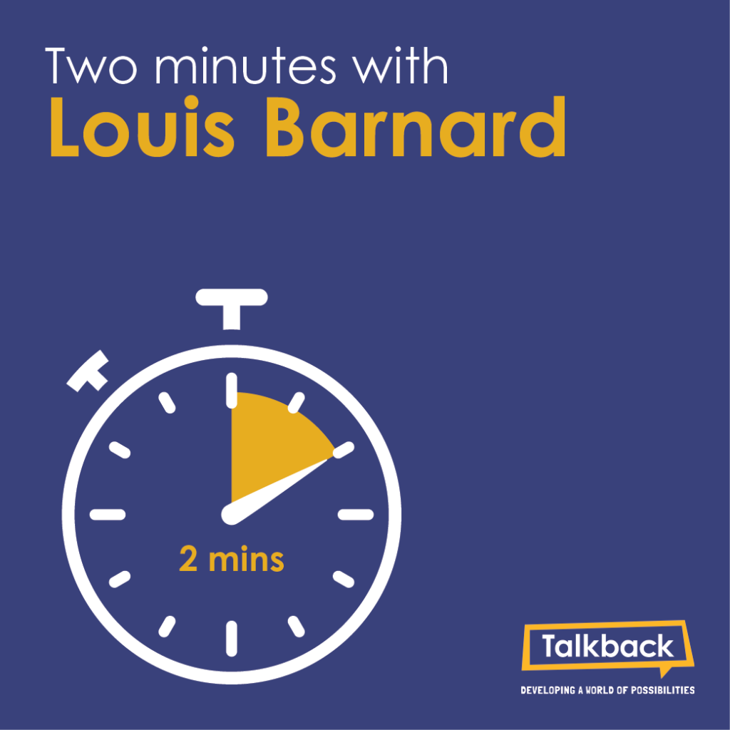 Member Talks: Louis Barnard - Talkback