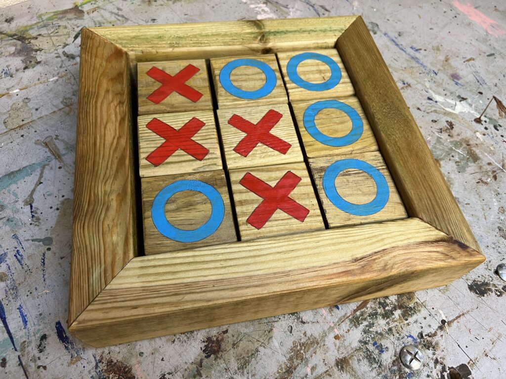 Large Outdoor Noughts and Crosses Game - Talkback