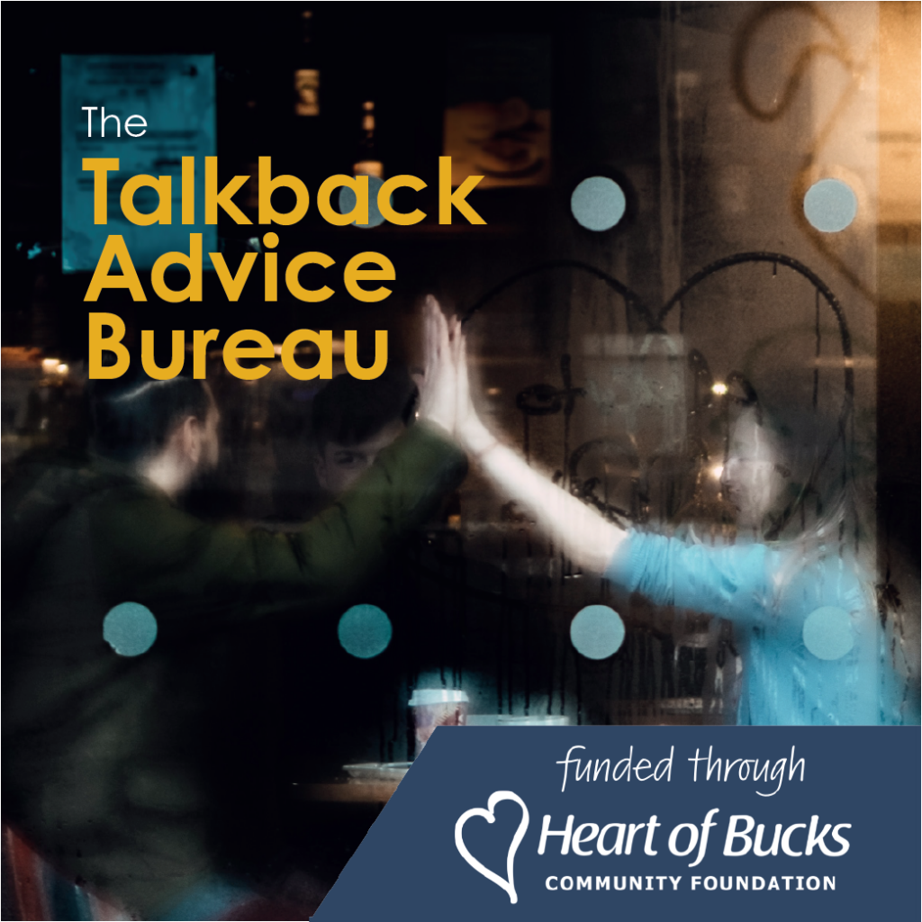 Heart of Bucks grant helps support the Talkback Advice Bureau - Talkback