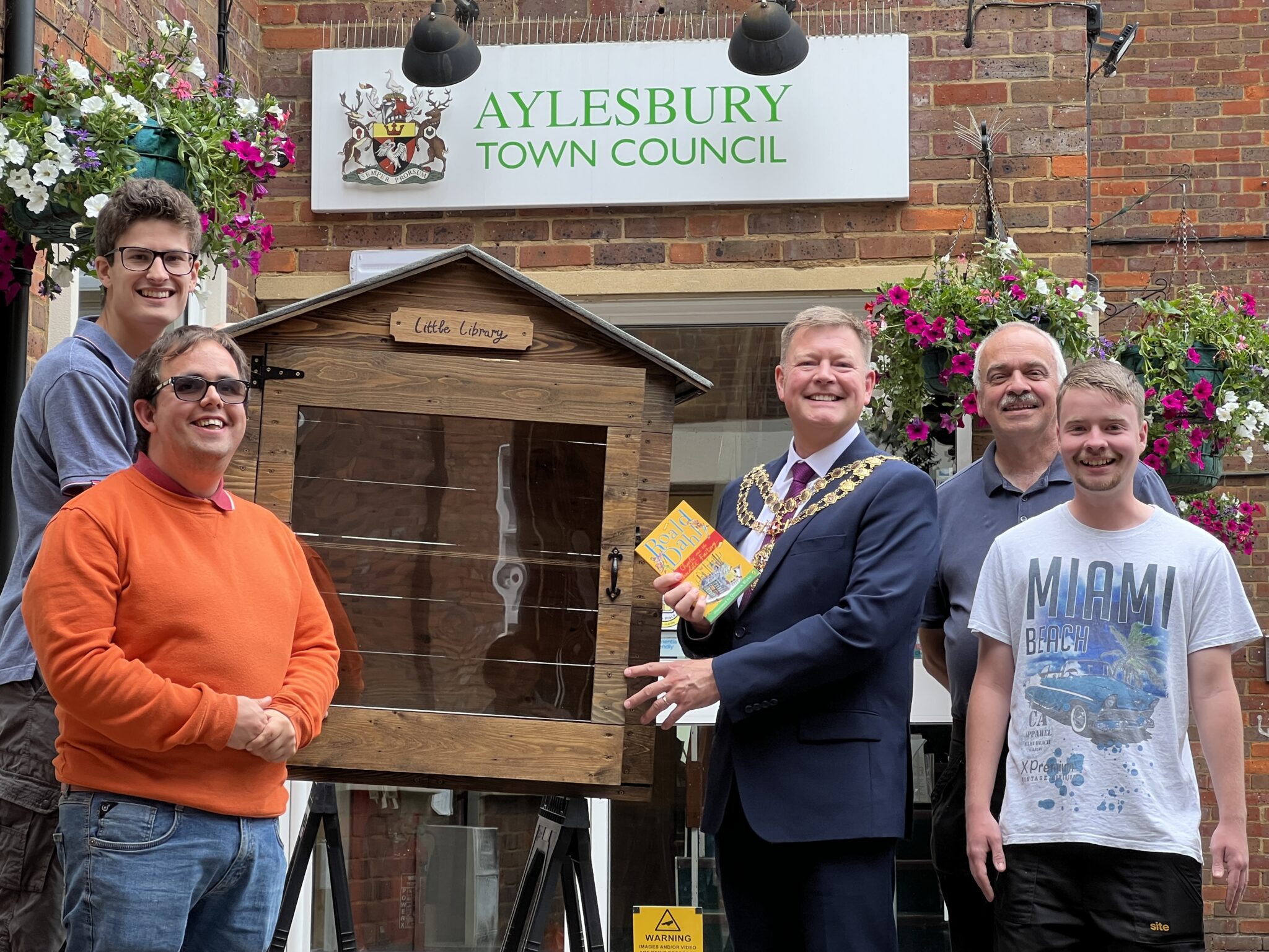 Little Libraries built by The Accessible Workshop - Talkback