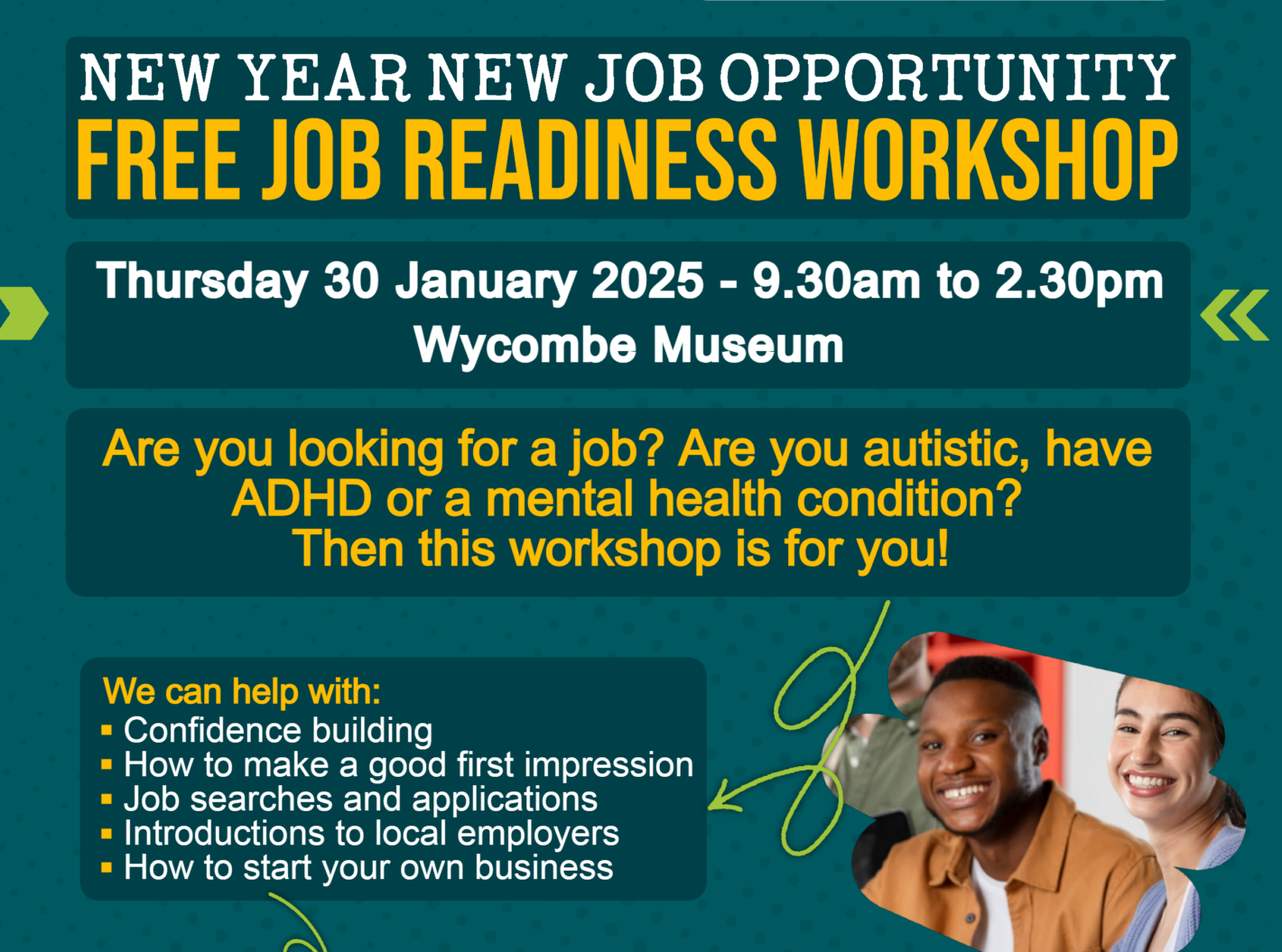 Free Job Readiness Workshop - Talkback