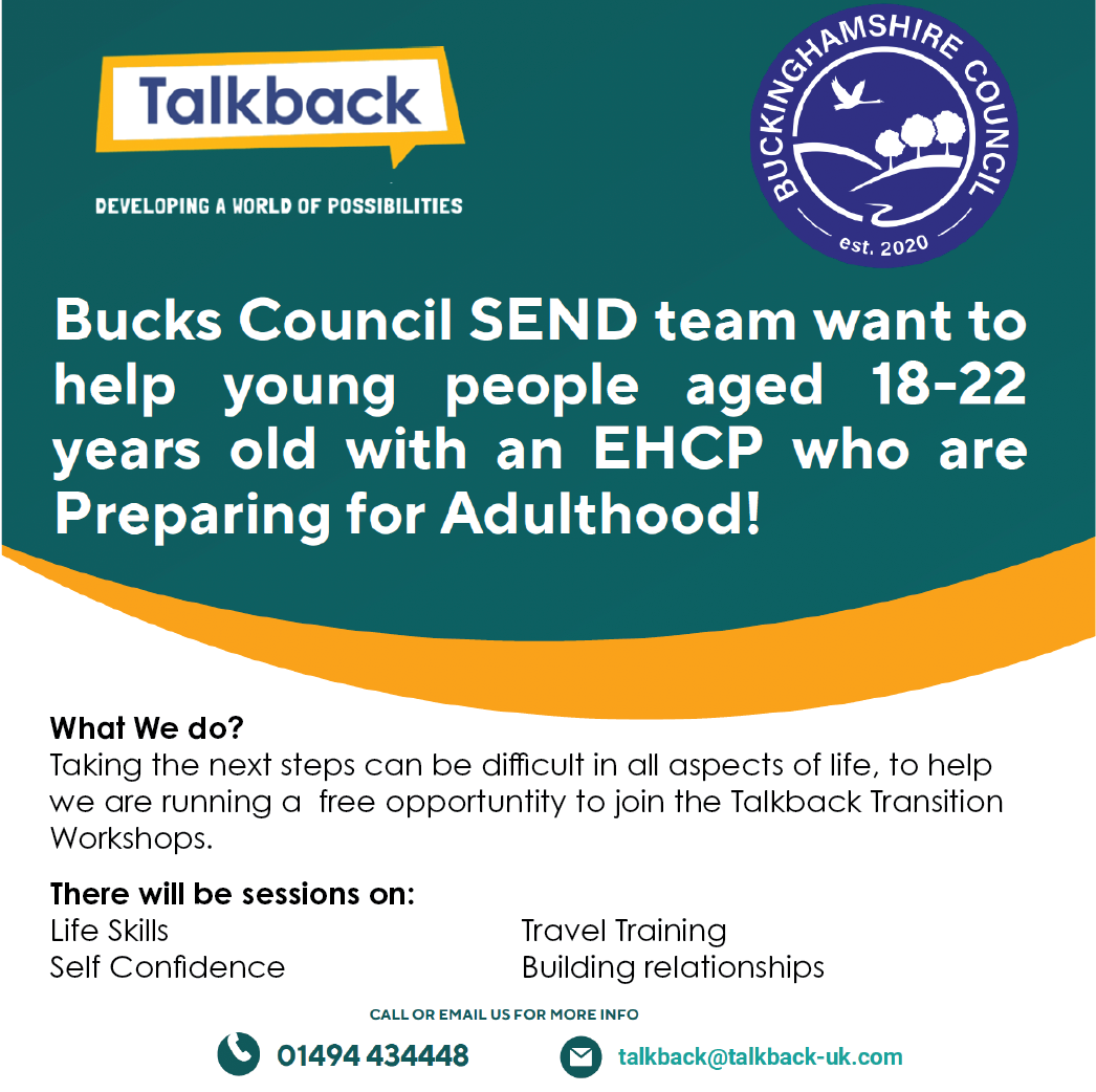 Autism Support and Services | Talkback | Buckinghamshire